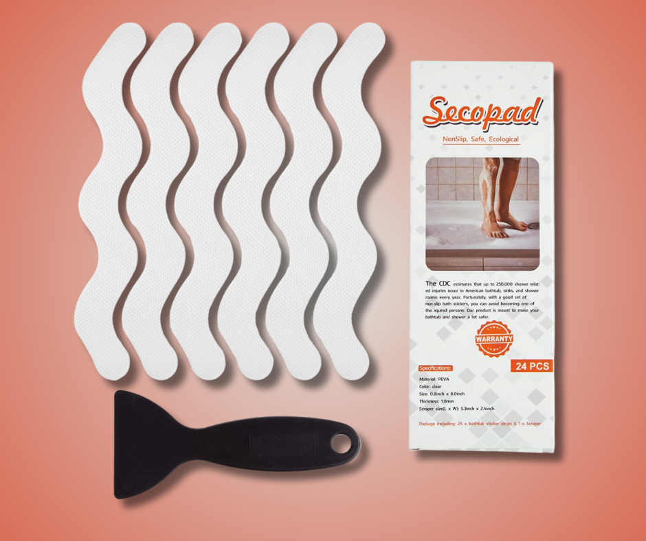 Secopad Tub & Shower Safety Stickers - Healthy Living – Today