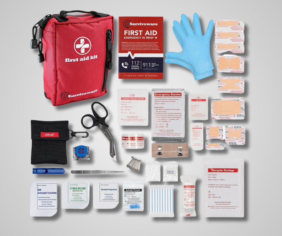 Surviveware 238-Piece Comprehensive Premium Survival First Aid Kit ...